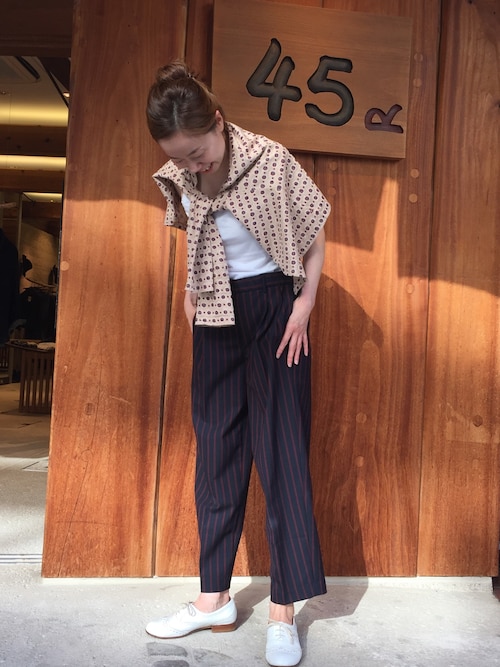 maoko（45R 広島三越）｜45Rのパンツを使ったコーディネート - WEAR