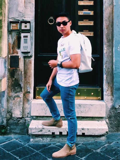 Andrew Sia｜TOPMANのその他パンツを使ったコーディネート - WEAR