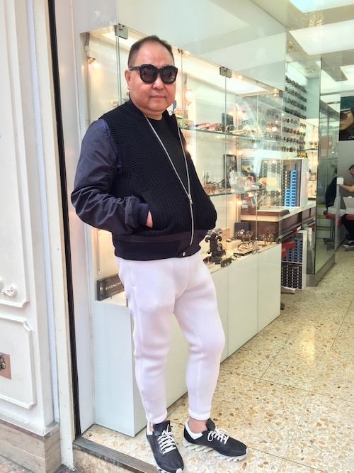 Simon Chu｜Sacaiの尼龍夾克を使ったコーディネート - WEAR