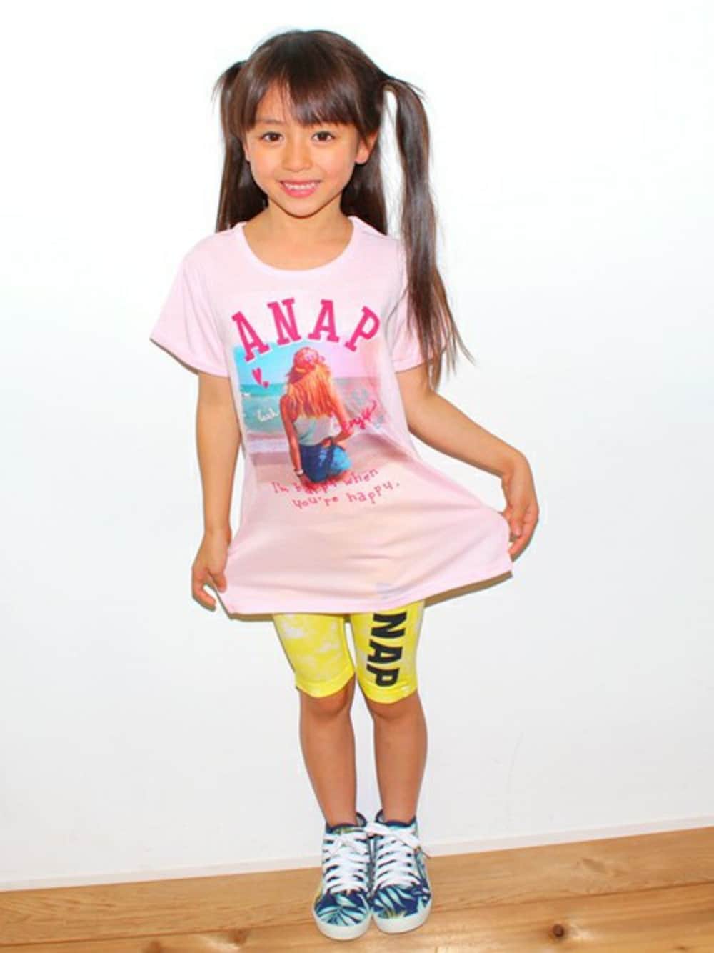 ANAP KIDS Official(ANAP MODELS)｜ANAP kidsのTシャツ/カットソーを使ったコーディネート - WEAR