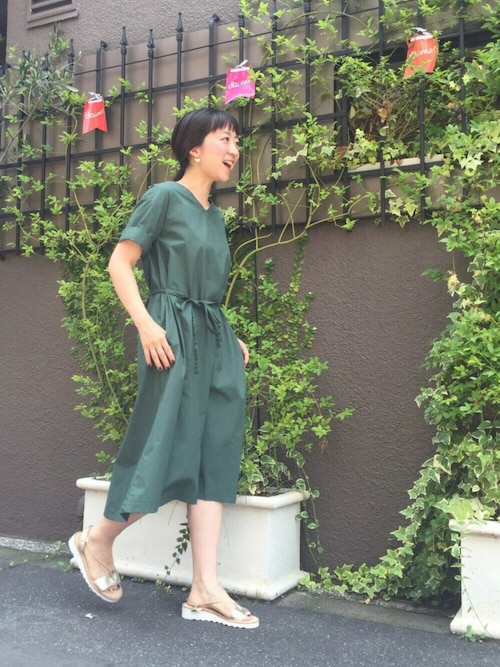 Yuka Sakagami La Jeune Boutique |grandma Mama Daughterのワンピースを使ったコーディネート