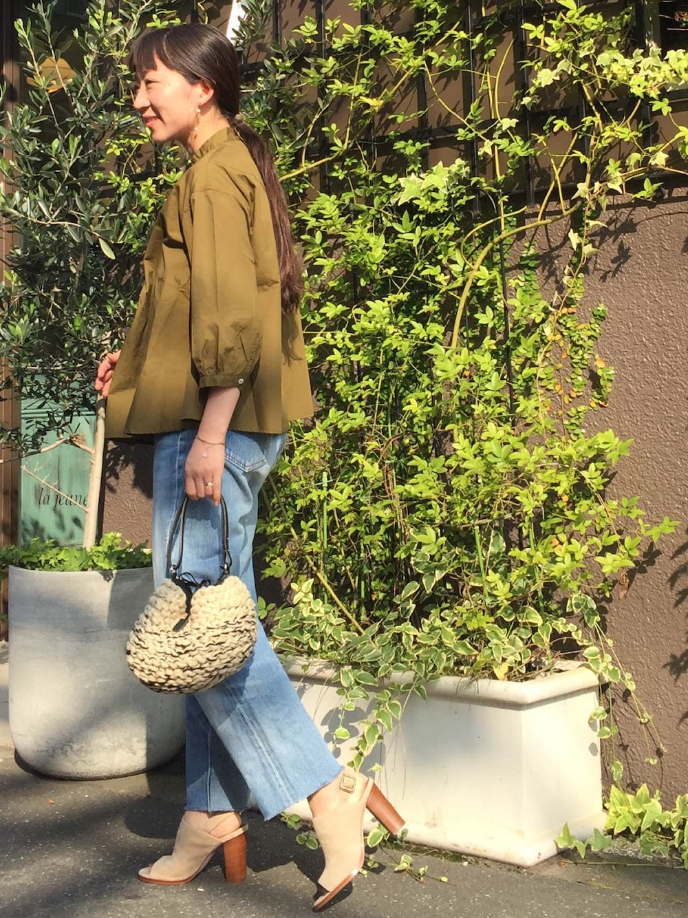 Yuka Sakagami La Jeune Boutique |grandma Mama Daughterのシャツ ブラウスを使った