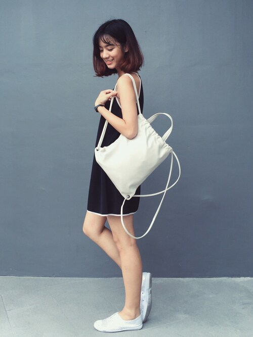patrine choo｜ZALORAのバックパック/リュックを使ったコーディネート - WEAR