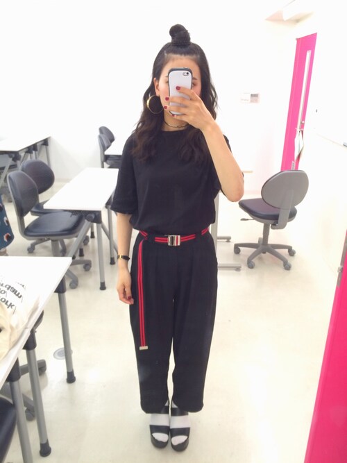 momo｜GUのスラックスを使ったコーディネート - WEAR