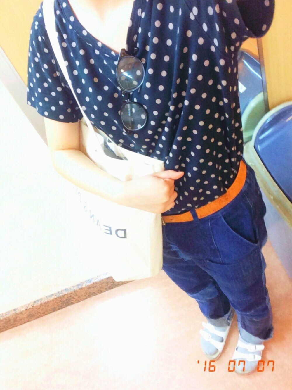 hana｜GUのメガネを使ったコーディネート - WEAR