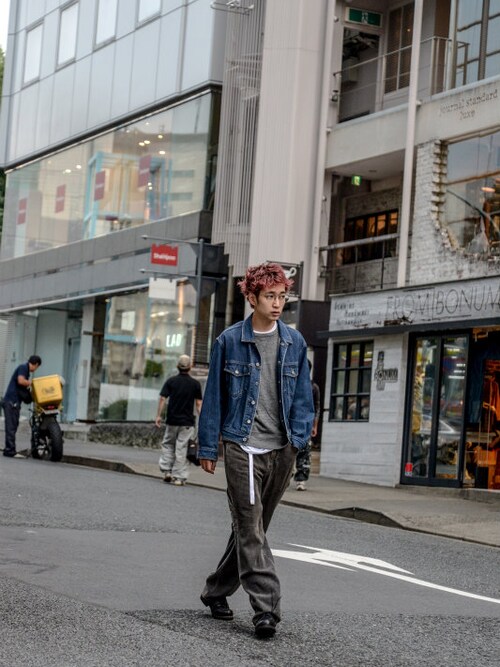 kodona_tokyo(kodona)｜COMME des GARCONS HOMMEのデニムジャケットを使ったコーディネート - WEAR
