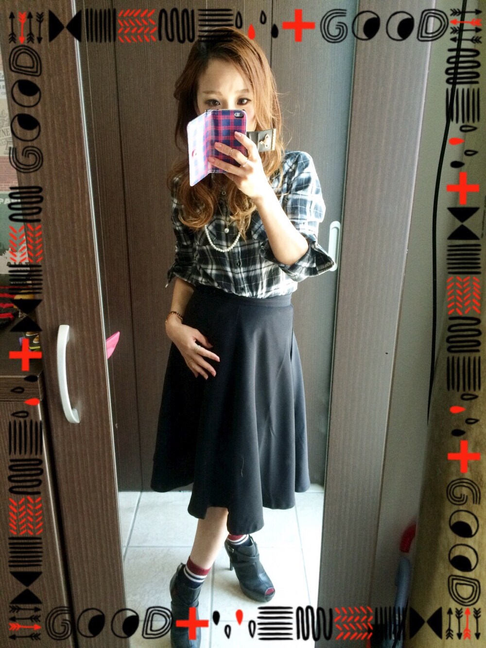 kiiie☺︎｜GUのスカートを使ったコーディネート - WEAR