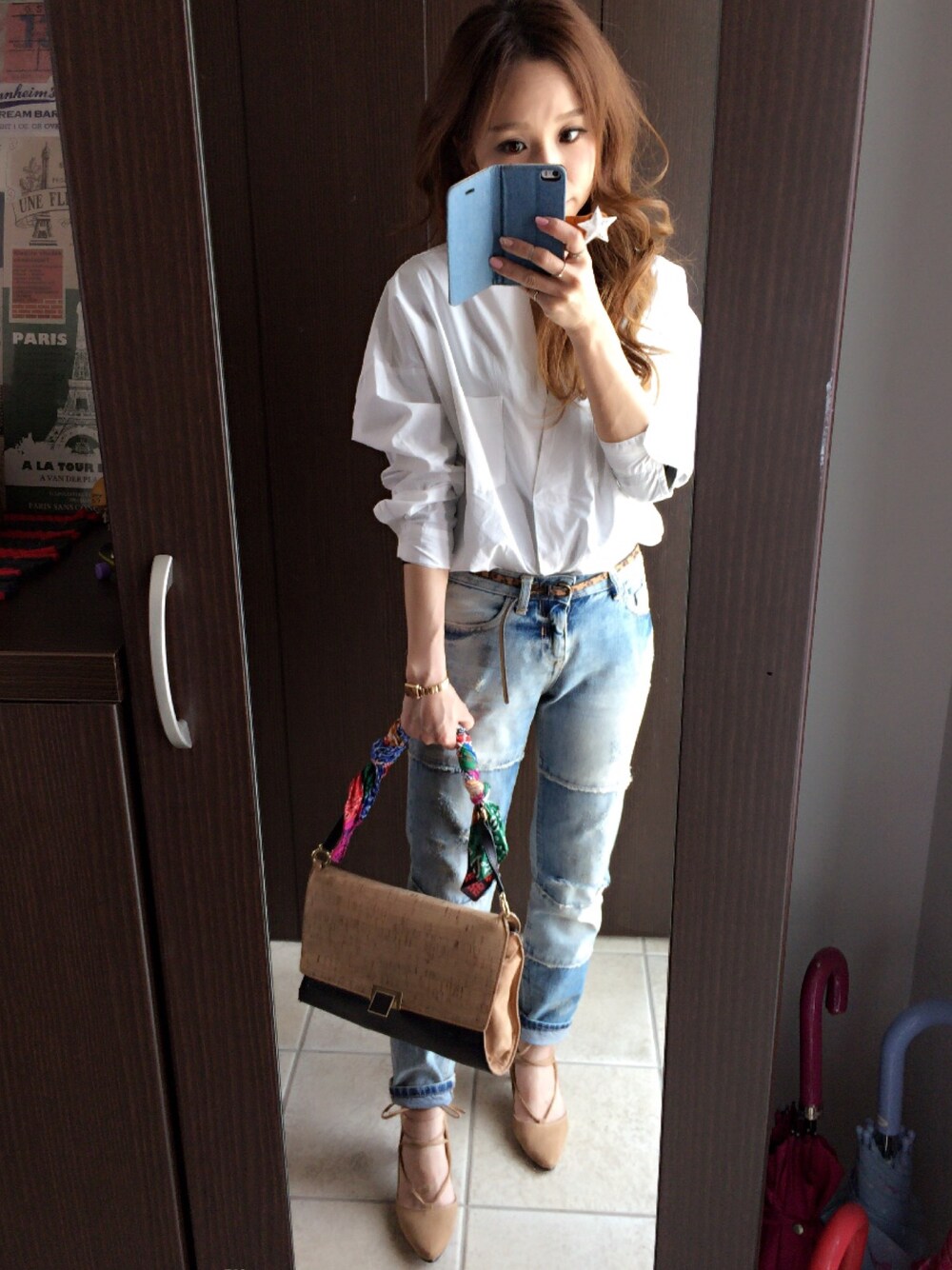 kiiie☺︎｜GUのシャツ/ブラウスを使ったコーディネート - WEAR