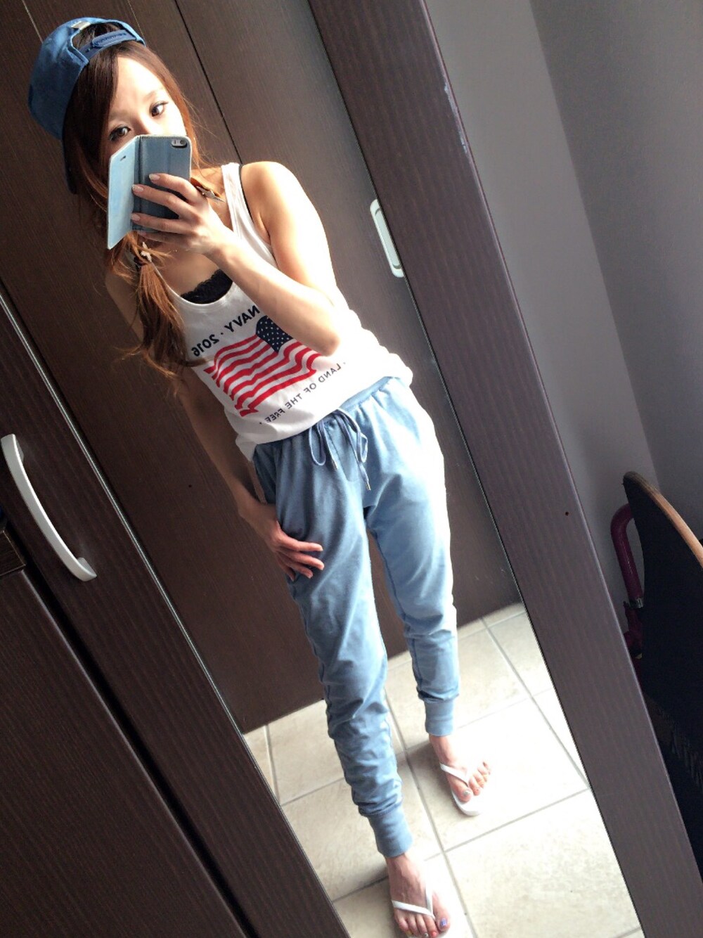 kiiie☺︎｜OLD NAVYのタンクトップを使ったコーディネート - WEAR