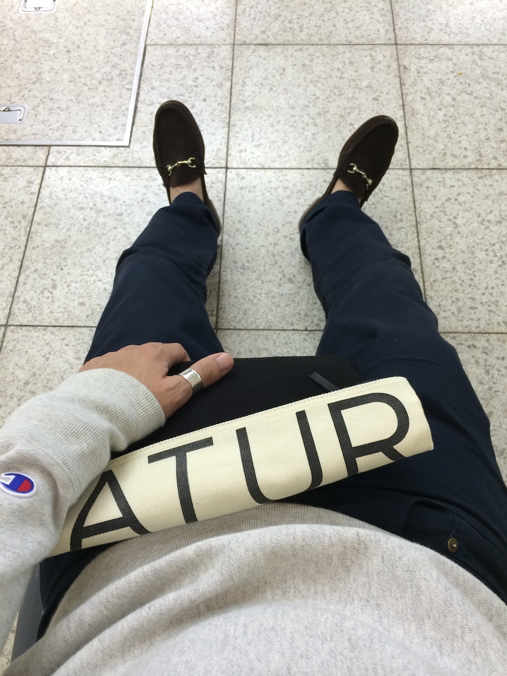 nskm｜SATURDAYS SURF NYCのクラッチバッグを使ったコーディネート - WEAR