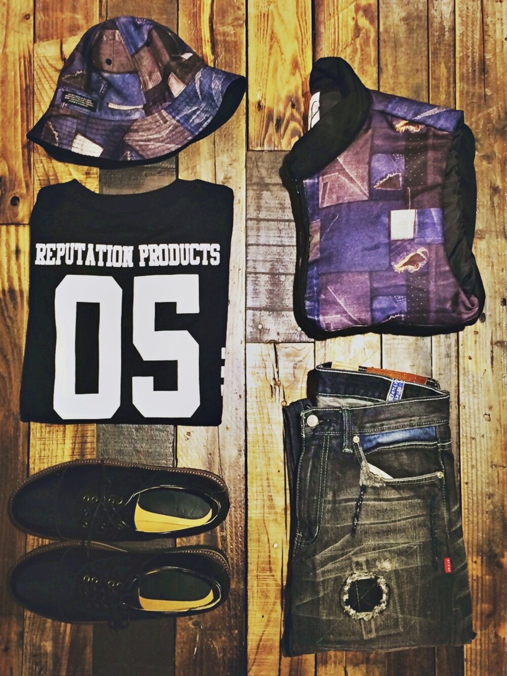 caster_terry｜REPUTATIONのキャップを使ったコーディネート - WEAR