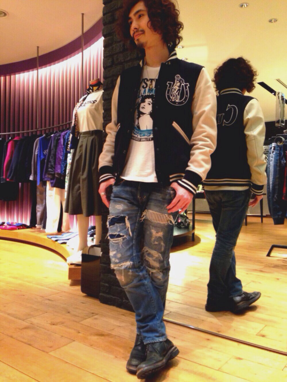 ikechan(HYSTERIC GLAMOUR池袋パルコ店)｜HYSTERIC GLAMOURのTシャツ/カットソーを使ったコーディネート ...