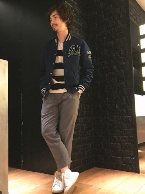 ikechan（HYSTERIC GLAMOUR銀座マロニエゲート店）｜HYSTERIC GLAMOURのスタジャンを使ったコーディネート ...