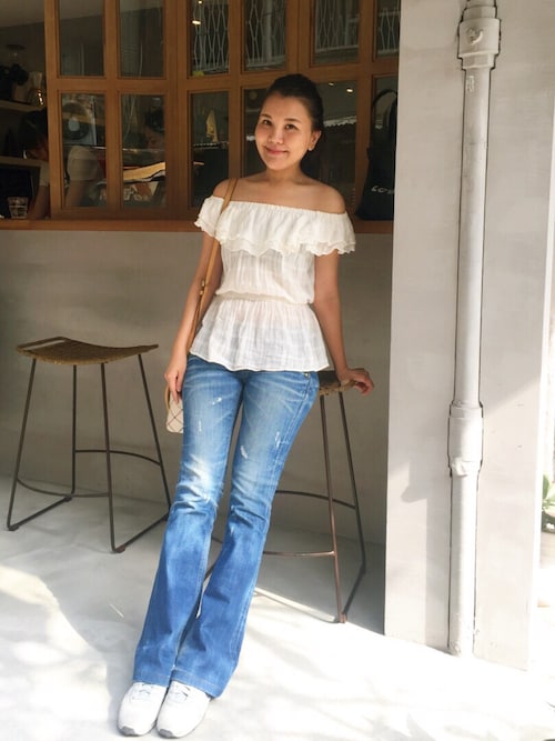 Bonnie liang ｜no brandの其他上衣を使ったコーディネート - WEAR