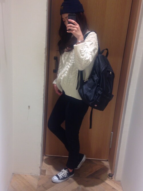 sara｜CONVERSEのスニーカーを使ったコーディネート - WEAR