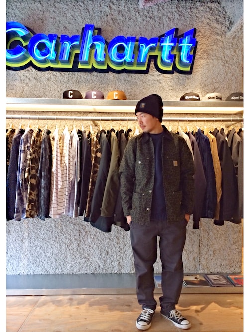 hayato(Carhartt WIP Store Fukuoka)｜Carharttのカバーオールを使ったコーディネート - WEAR